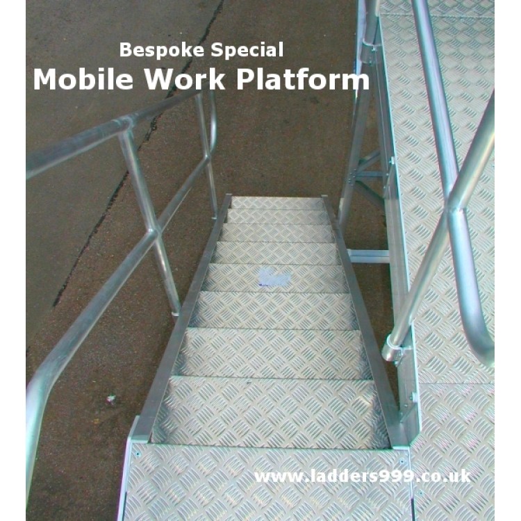 Special Bespoke Mobile Work Platforms by ladders999
