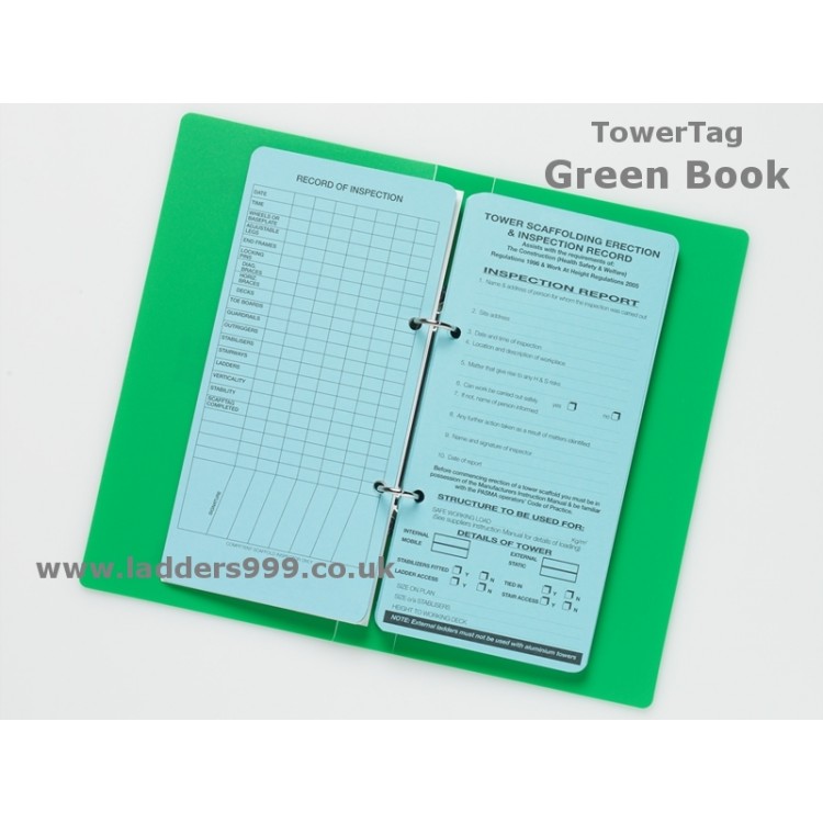 TowerTag Safety Inspection Tagging System for Scaffold Towers by Ladders999