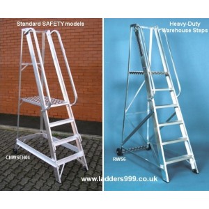 WAREHOUSE LADDERS and WAREHOUSE STEPS by Ladders999 for safe access in ...
