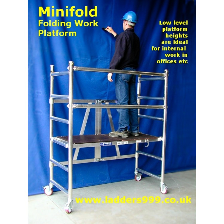 MINIFOLD Low-Level Folding Work Platform from Ladders999