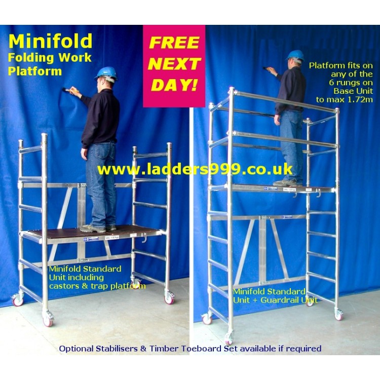 MINIFOLD Low-Level Folding Work Platform from Ladders999
