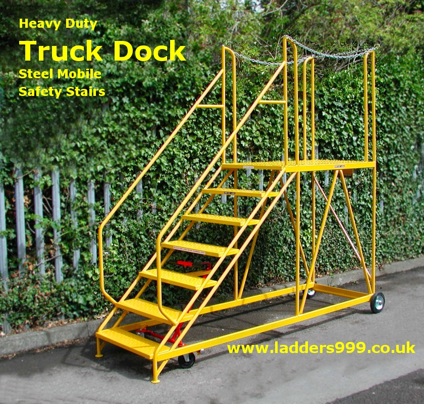 Portable Truck Docks And Platforms Teka Step Truck Dock Steps Ladder