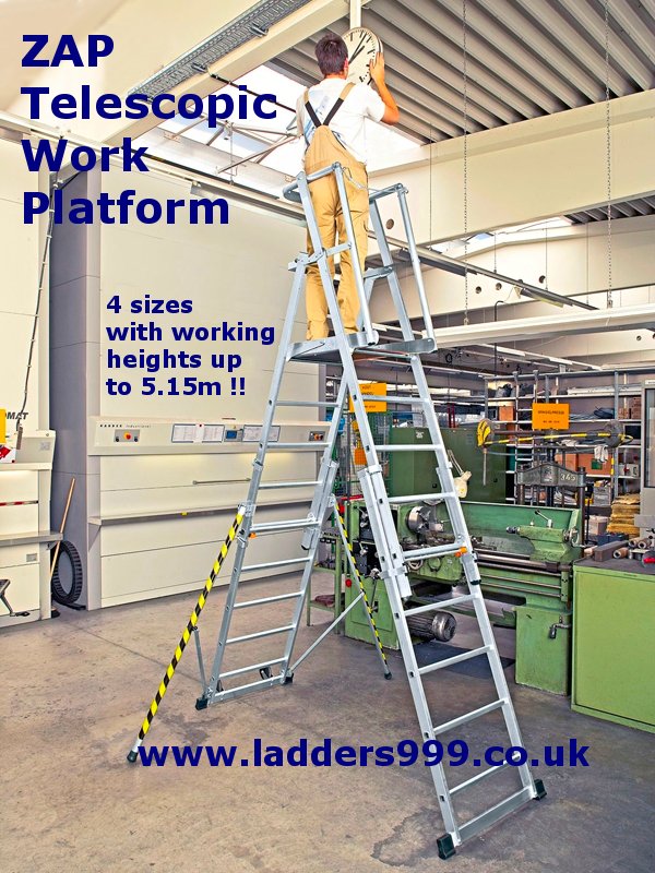 Telescopic Work Wth Platforms Side Rails 3t Telescopic Forklift